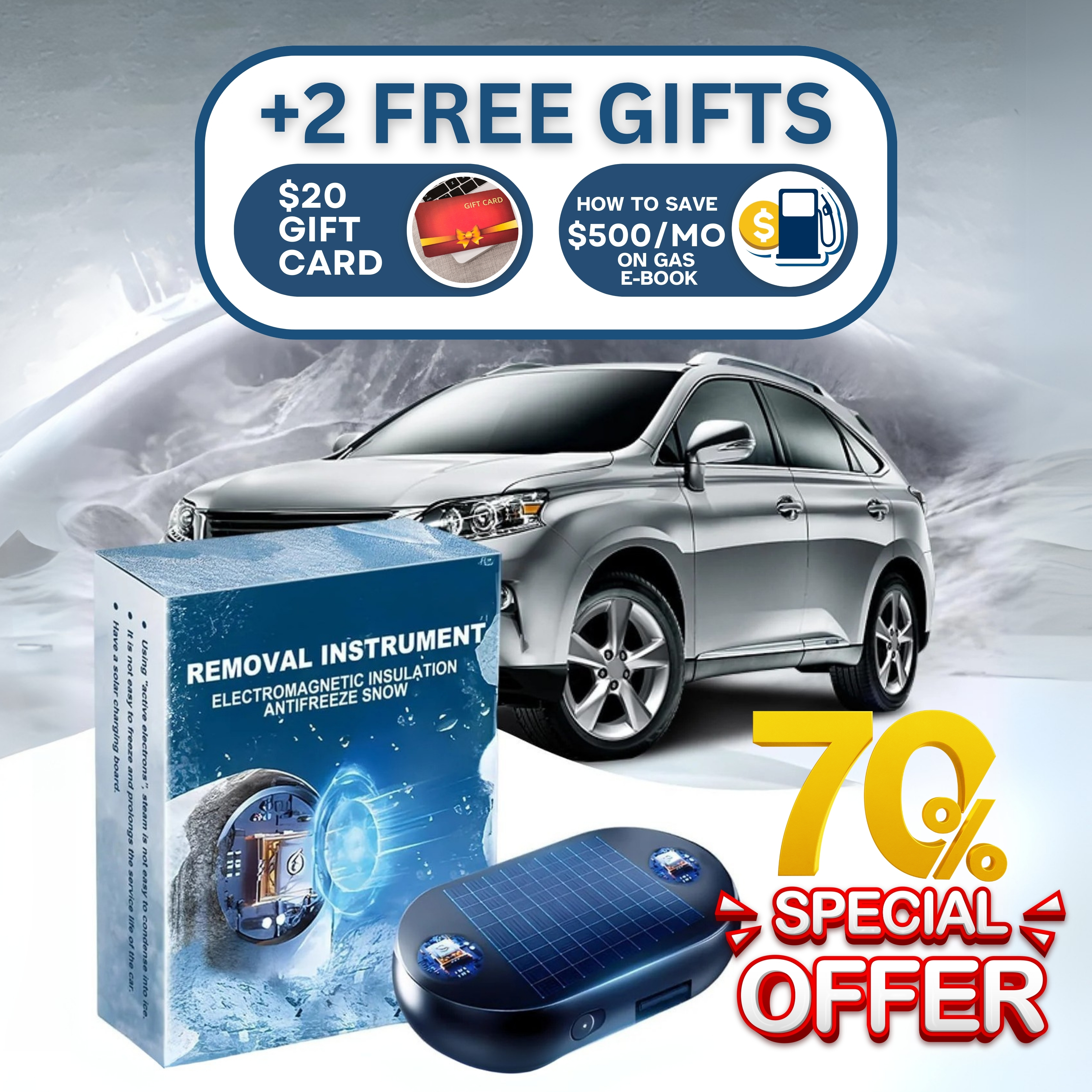 Electromagnetic Anti-Freezing Device • Enjoy a clear windshield every ...